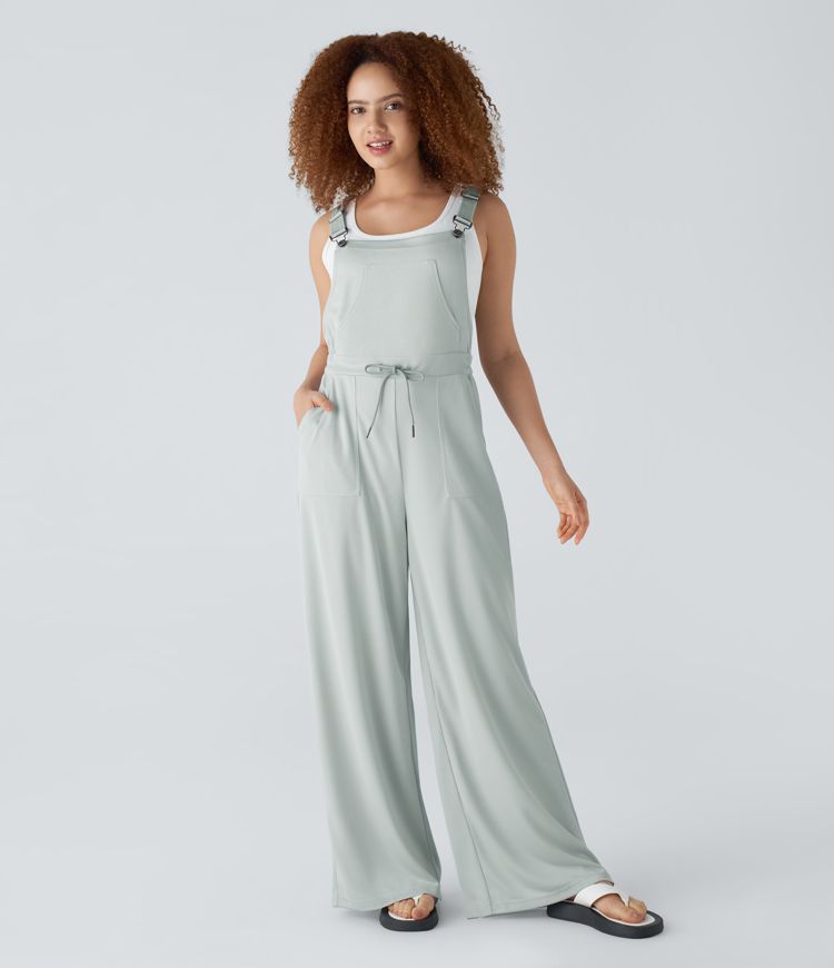 Wholesale Hooded Adjustable Strap Drawstring Multiple Pockets Waffle ...