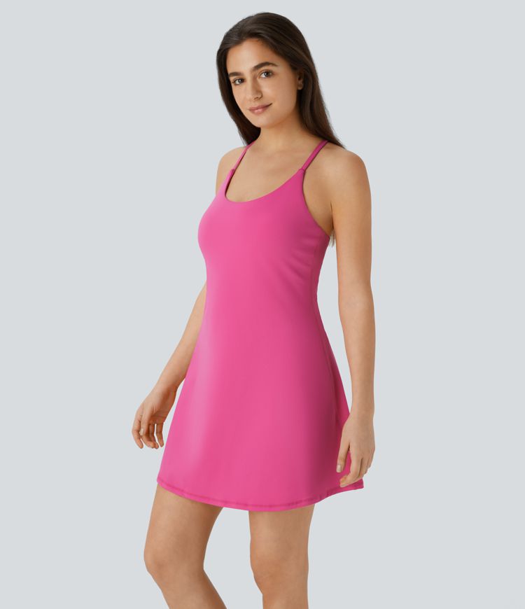Womens Softlyzero™ Plush Backless Active Dress Easy Peezy Plus Leak