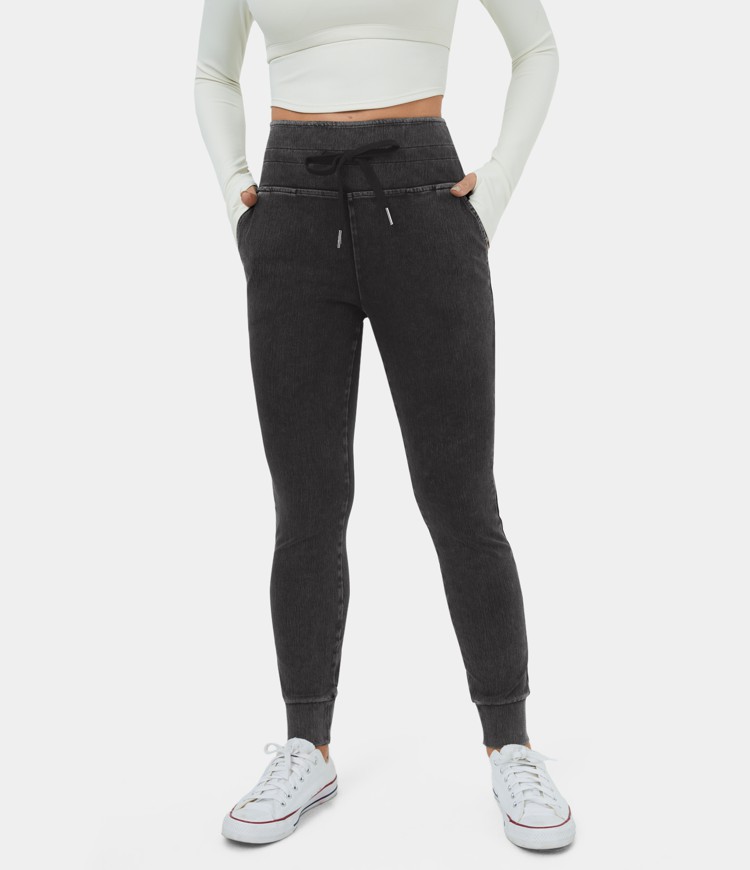 Women’s HalaraMagic™ High Waisted Drawstring Side Pocket Washed ...