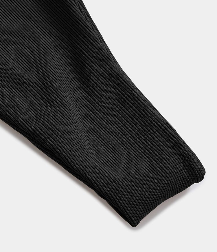 Women’s Ribbed Knit Thong Bikini Bottom - Halara