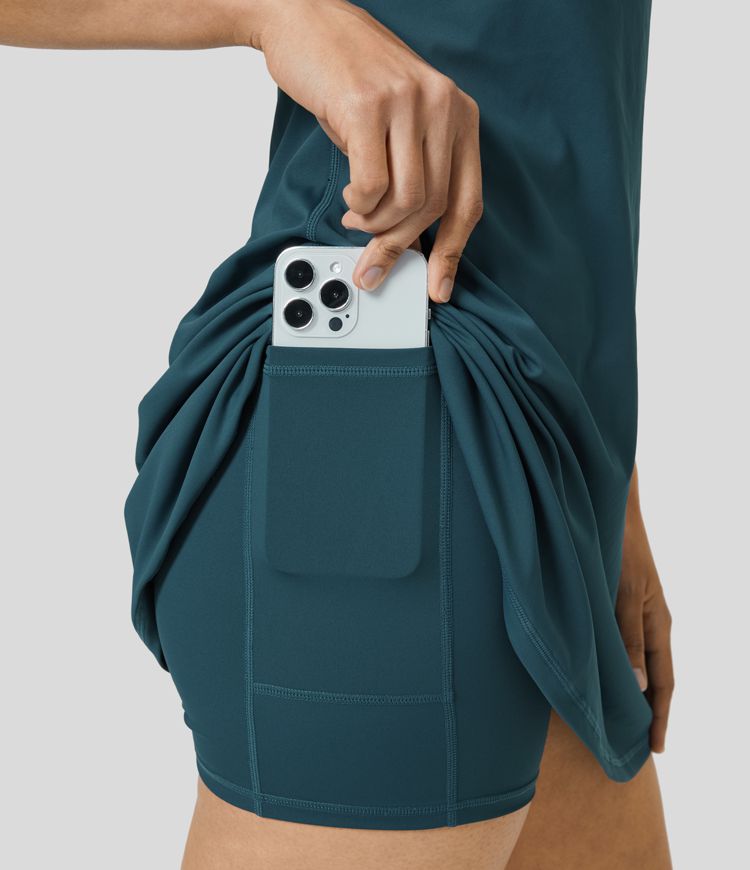 Women’s Adjustable Strap Backless Crisscross 2-in-1 Side Pocket Mini ...