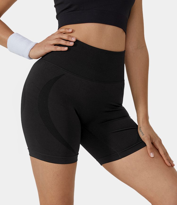 Wholesale Seamless Flow High Waisted Running Biker Shorts | Halara