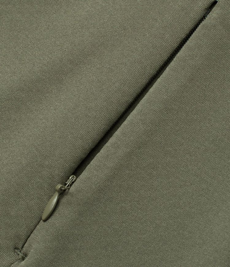 Women’s 3D Fleece Round Neck Side Zip Pocket Fleece Bodycon Casual ...