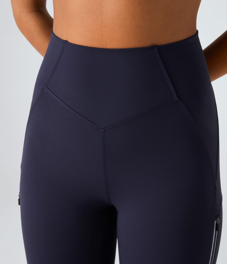 Leggings SpeedWave™ deportivo 7/8 secado rápido bolsillo cremallera ...